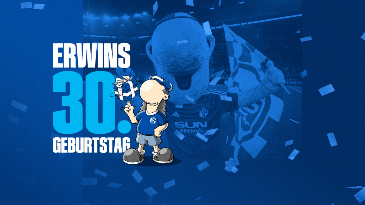 Happy Birthday, ERWIN – das Schalker-Maskottchen wird 30!