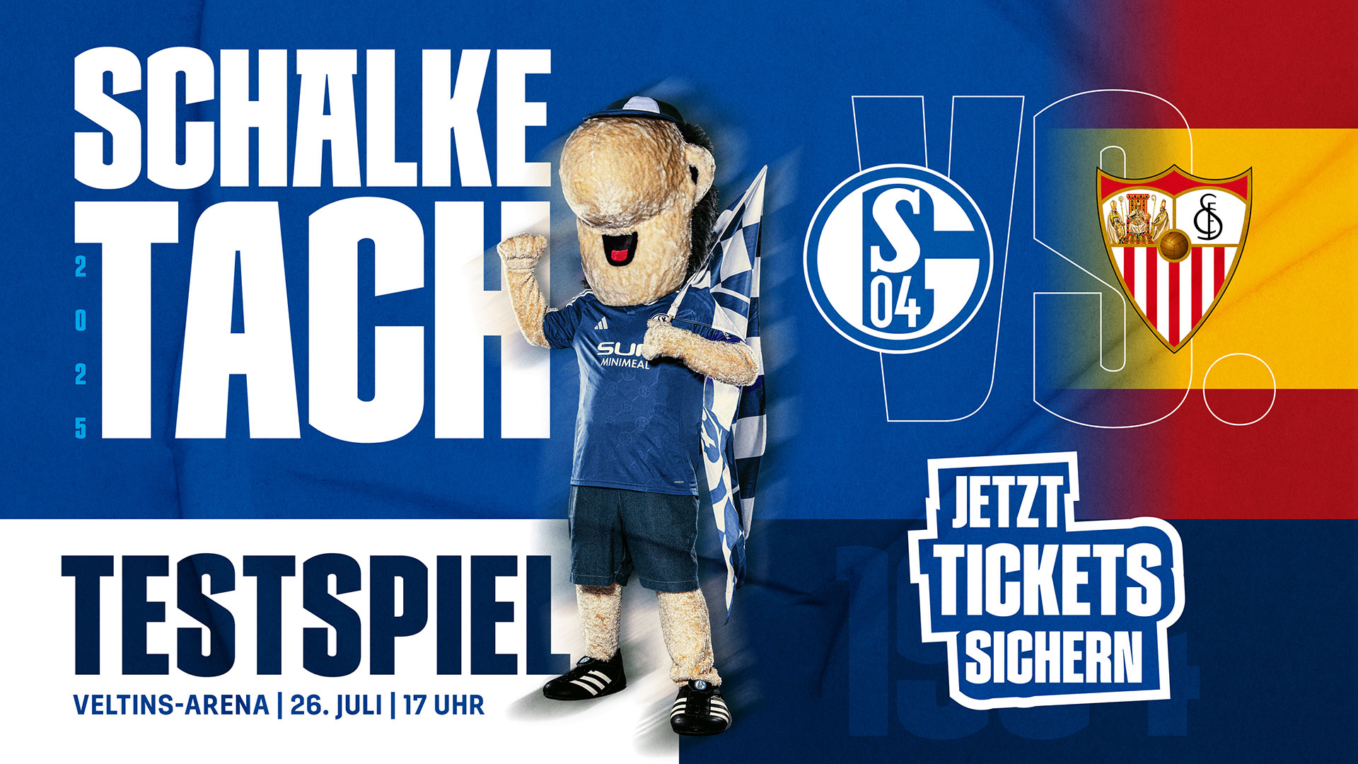 Tickets ab 04 Euro erhältlich: S04 trifft am Schalke-Tach auf den FC Sevilla