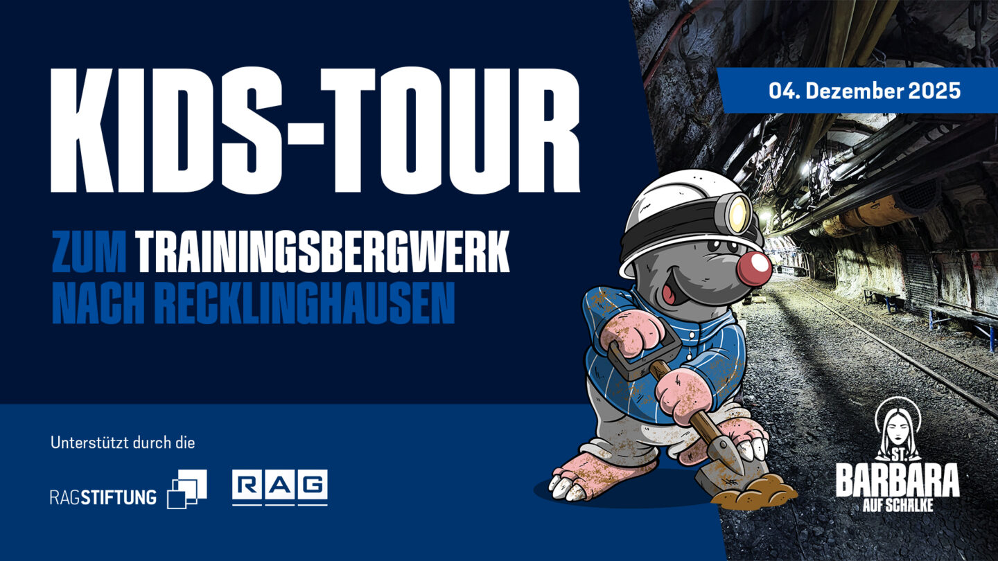 St. Barbara-Tag auf Schalke: Kids-Abenteuer unter Tage